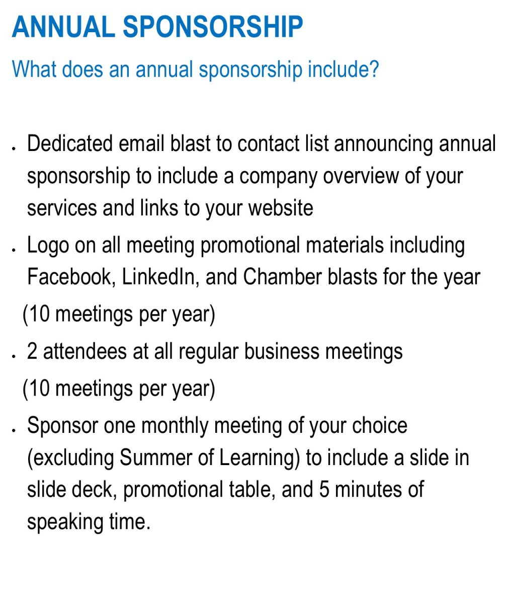 Sponsorship Opportunities | Eastern Panhandle SHRM